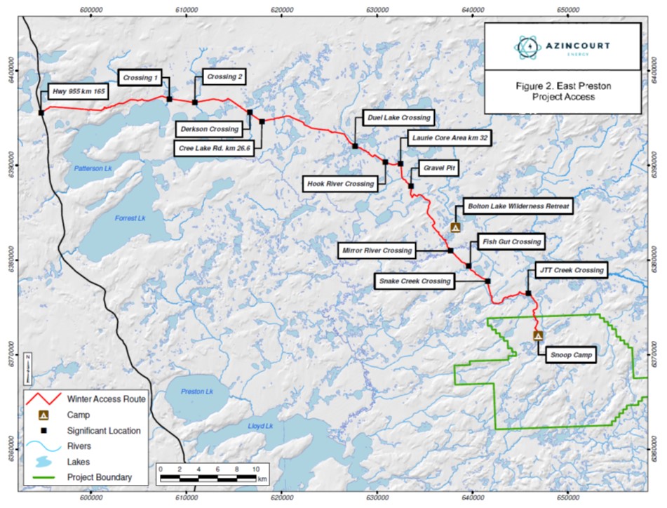 Azincourt Energy Provides Update for East Preston Uranium Project ...